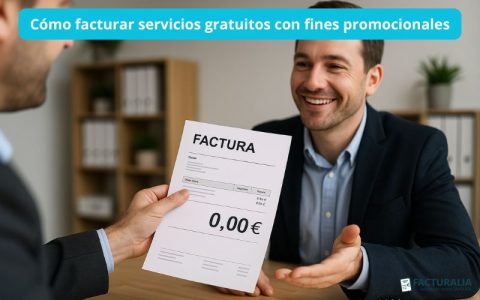 Cómo facturar servicios gratuitos con fines promocionales